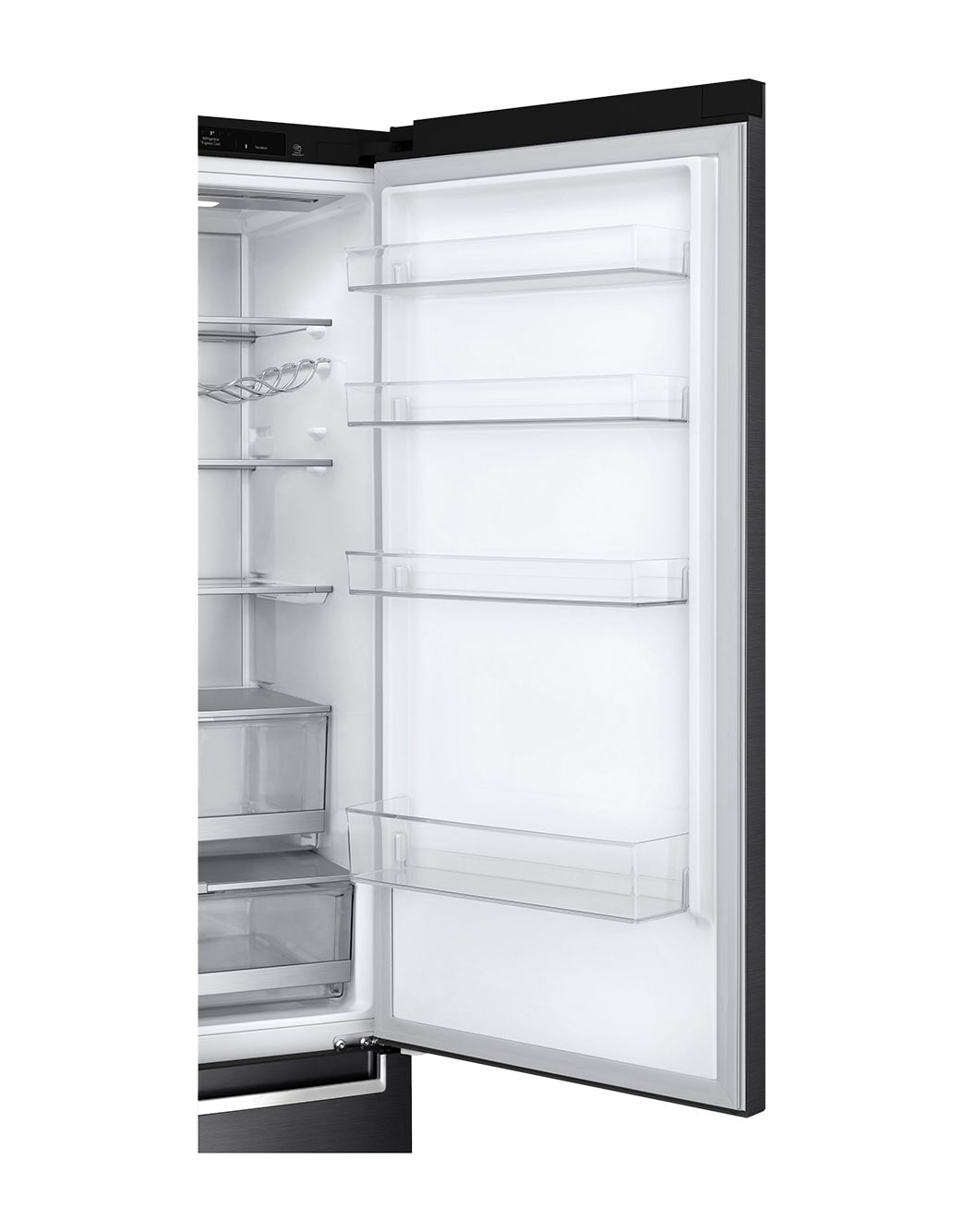 384L Centum™ Tall Fridge Freezer Matte Black | LG UK
