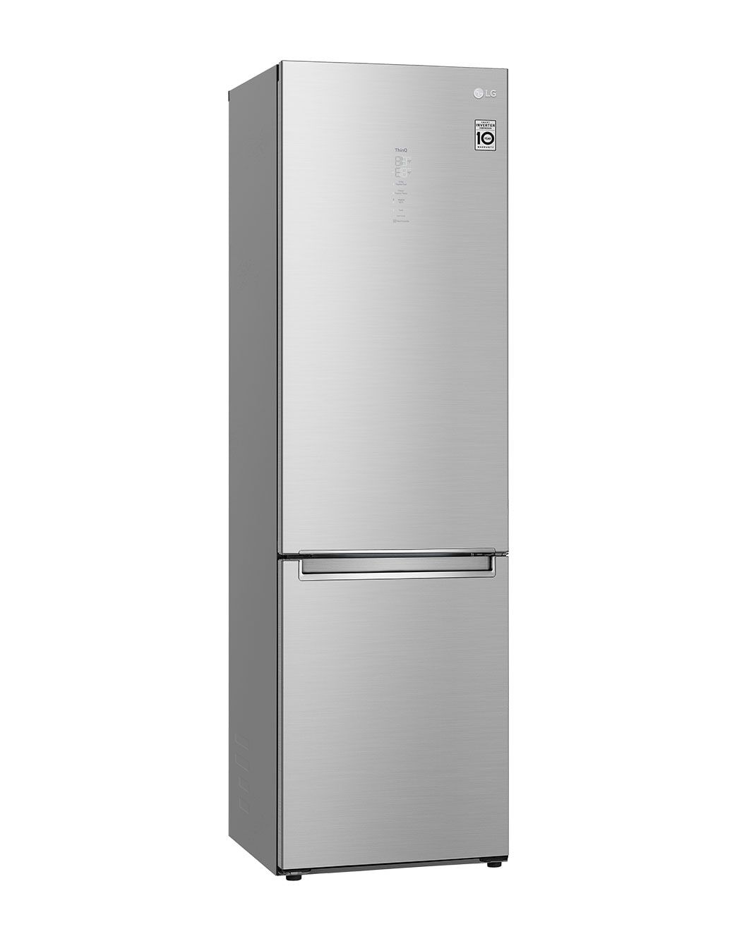 384L NatureFRESH™ Tall Fridge Freezer Stainless Steel | LG UK