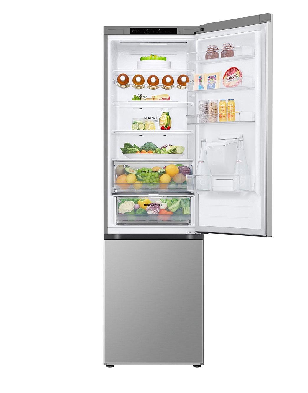 386L Tall Fridge Freezer Prime Silver GBF3202DPY | LG UK