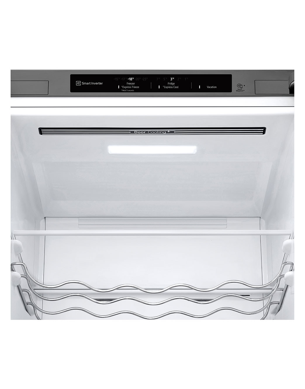 386L Tall Fridge Freezer Prime Silver GBF3202DPY | LG UK