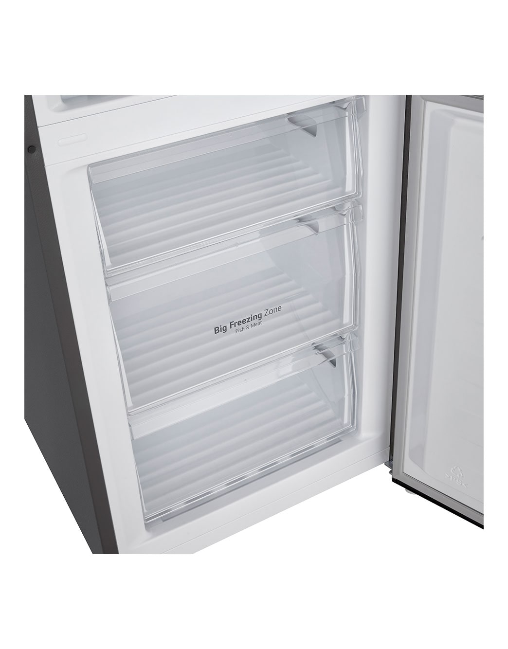 336L Total No Frost Tall Fridge Freezer, Silver | LG UK