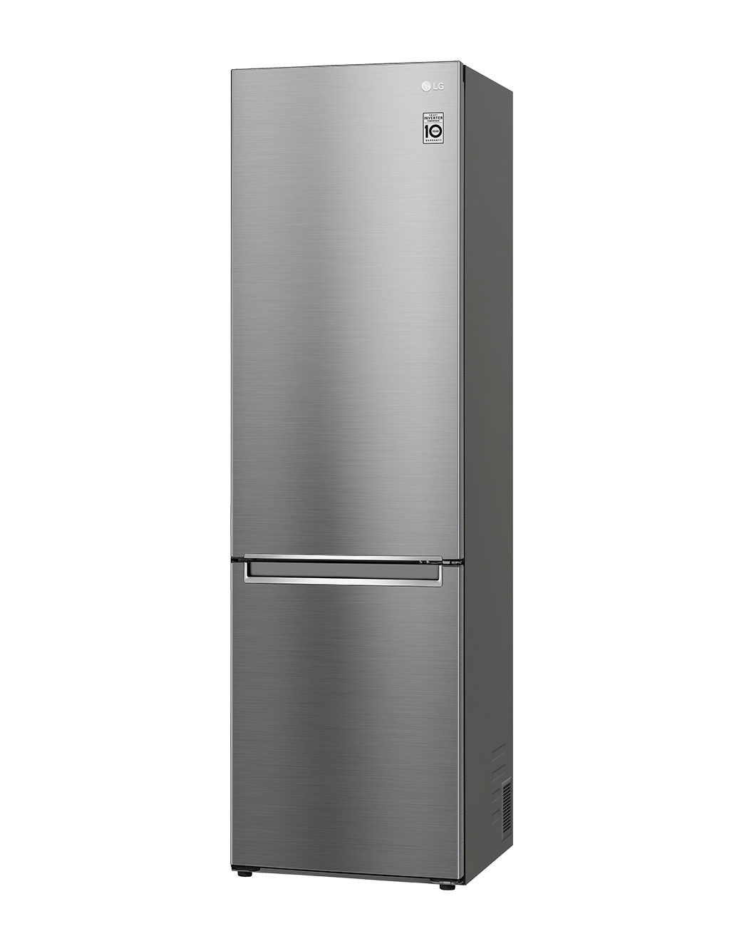384L Tall Fridge Freezer Shiny Steel | LG UK