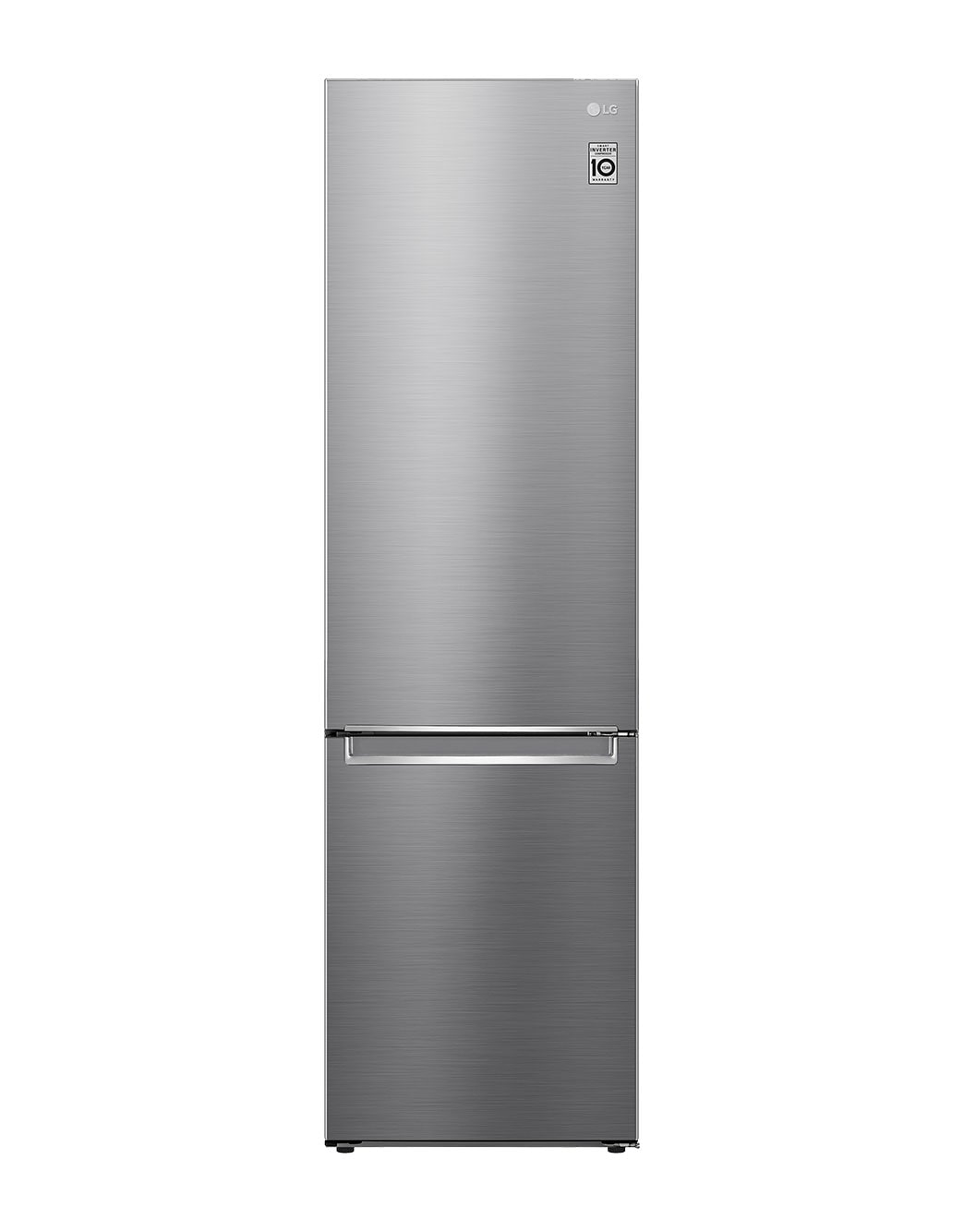 384L Tall Fridge Freezer Shiny Steel | LG UK