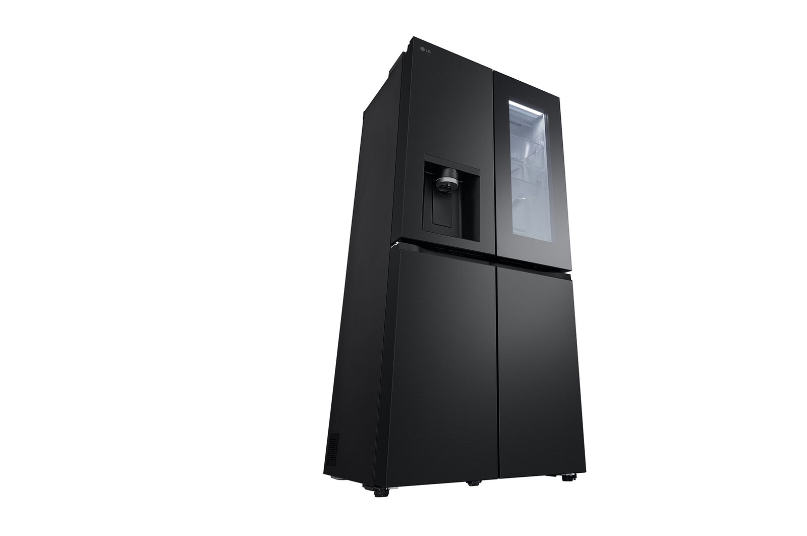 508L Multi Door Refrigerator Matte Black GMG860EPBE | LG UK