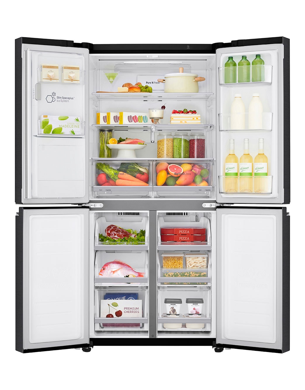 506L NatureFRESH™ Slim Multi-Door Freezer | LG UK