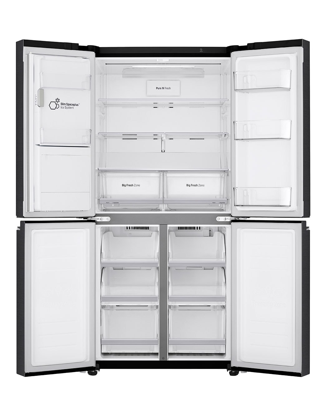 506L NatureFRESH™ Slim Multi-Door Freezer | LG UK