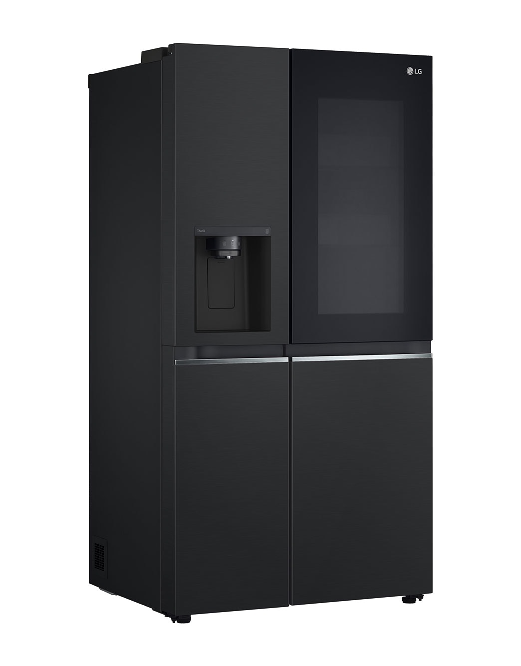635L American Style Fridge Freezer Matte Black | LG UK