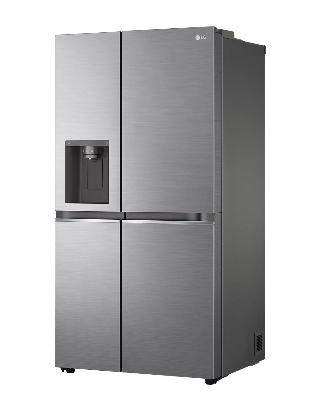 635L American Style Fridge Freezer Shiny Steel | LG UK