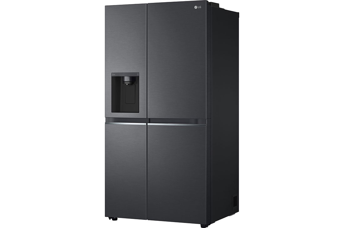 635L American Style Fridge Freezer Matte Black | LG UK