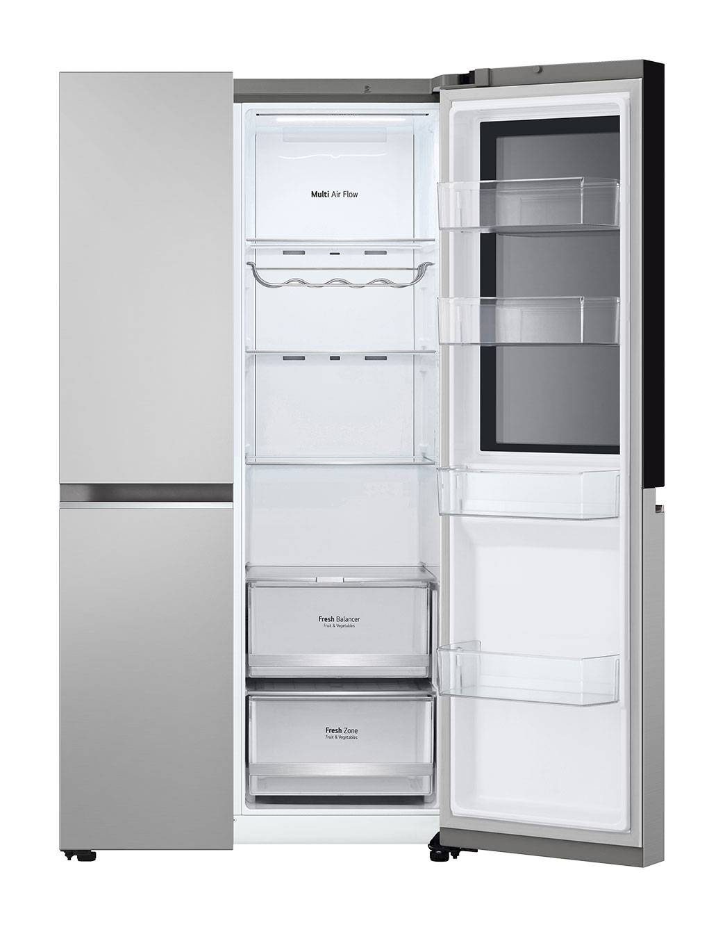 655L American Style Fridge Freezer Prime Silver | LG UK