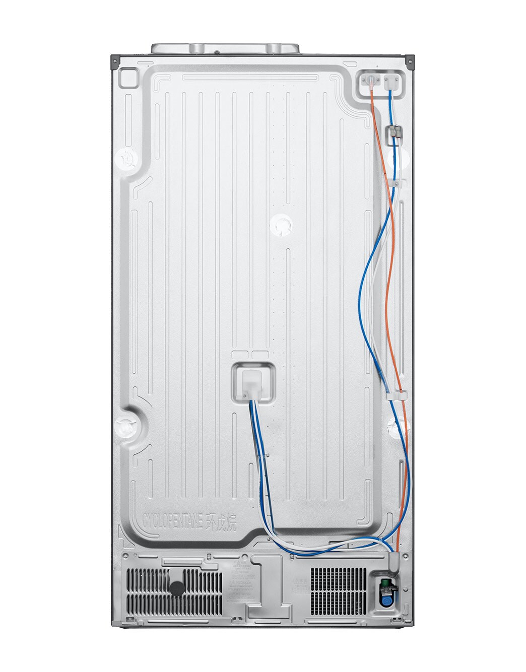 628L Side-By-Side Refrigerator Brushed Steel | LG UK