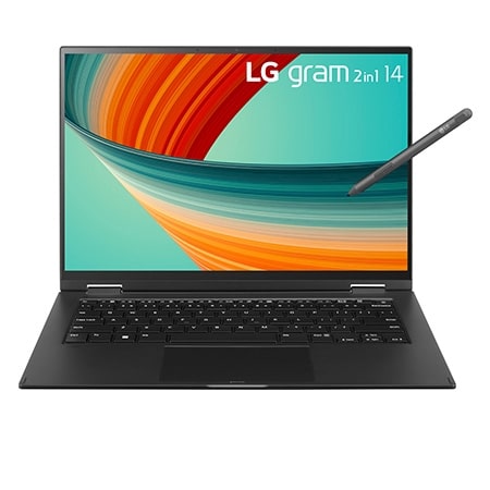 LG gram 2in1 14" laptop, ultra-lightweight with 16:10 anti-glare display and Intel® Evo 13th Gen ...