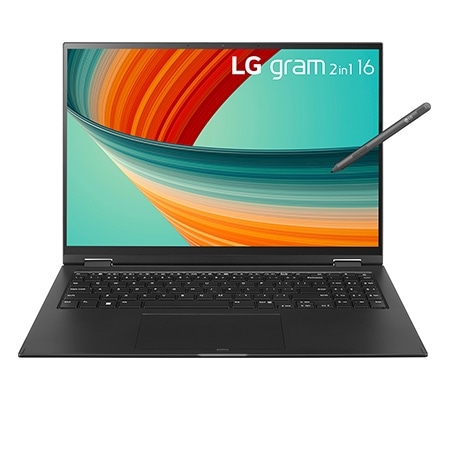 LG gram 2in1 16" laptop | ultra-lightweight with 16:10 IPS anti glare display and Intel® Evo ...