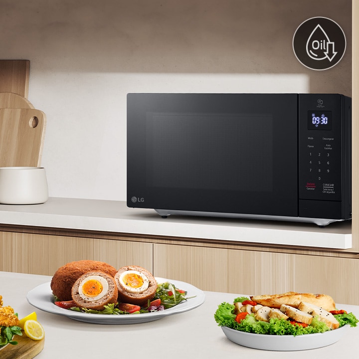 25L 1000W NeoChef™ Microwave Oven with Grill - MH6535GIS | LG UK