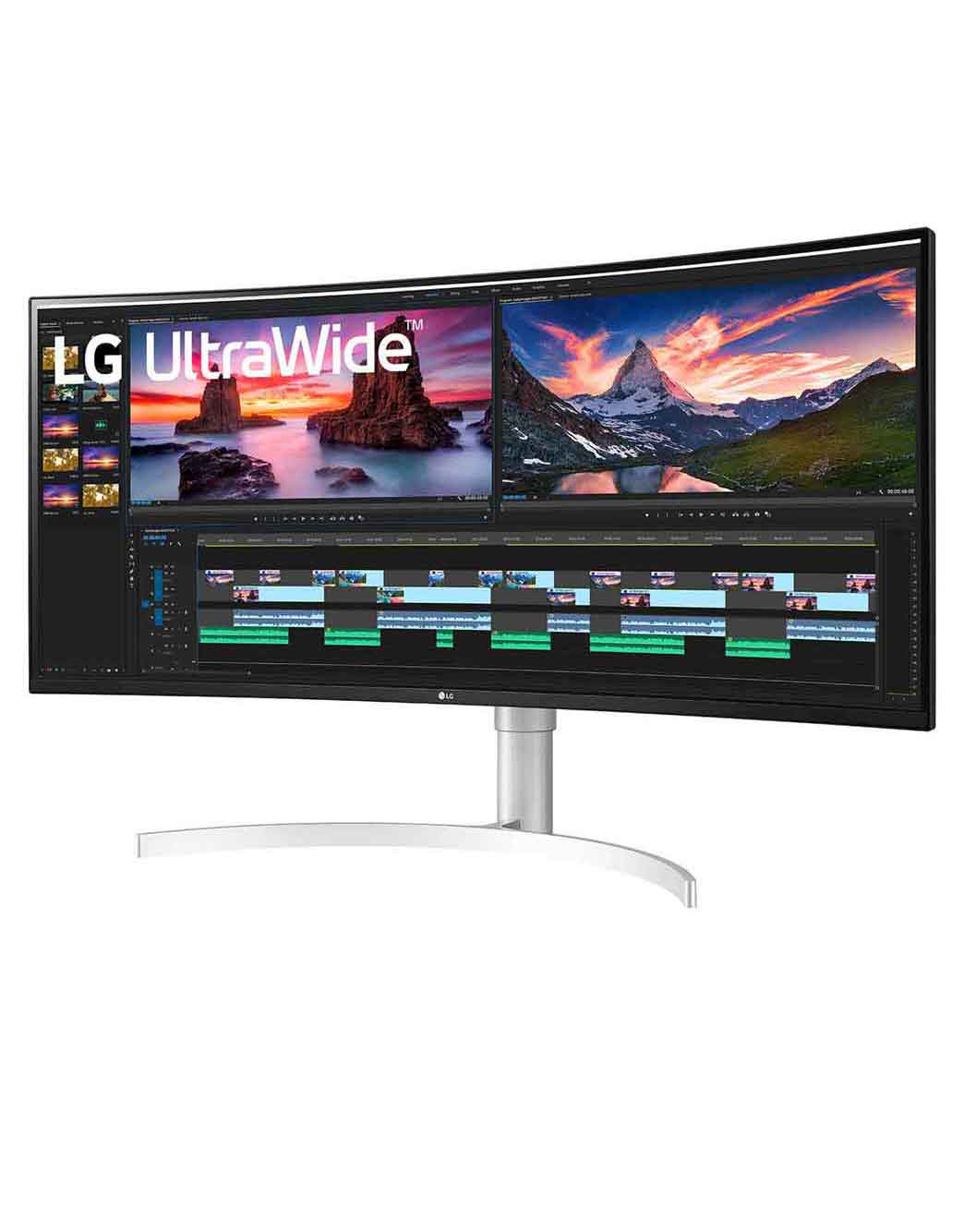 38" UltraWide™ QHD+ Nano IPS Curved Monitor - 38WN95C-W | LG UK