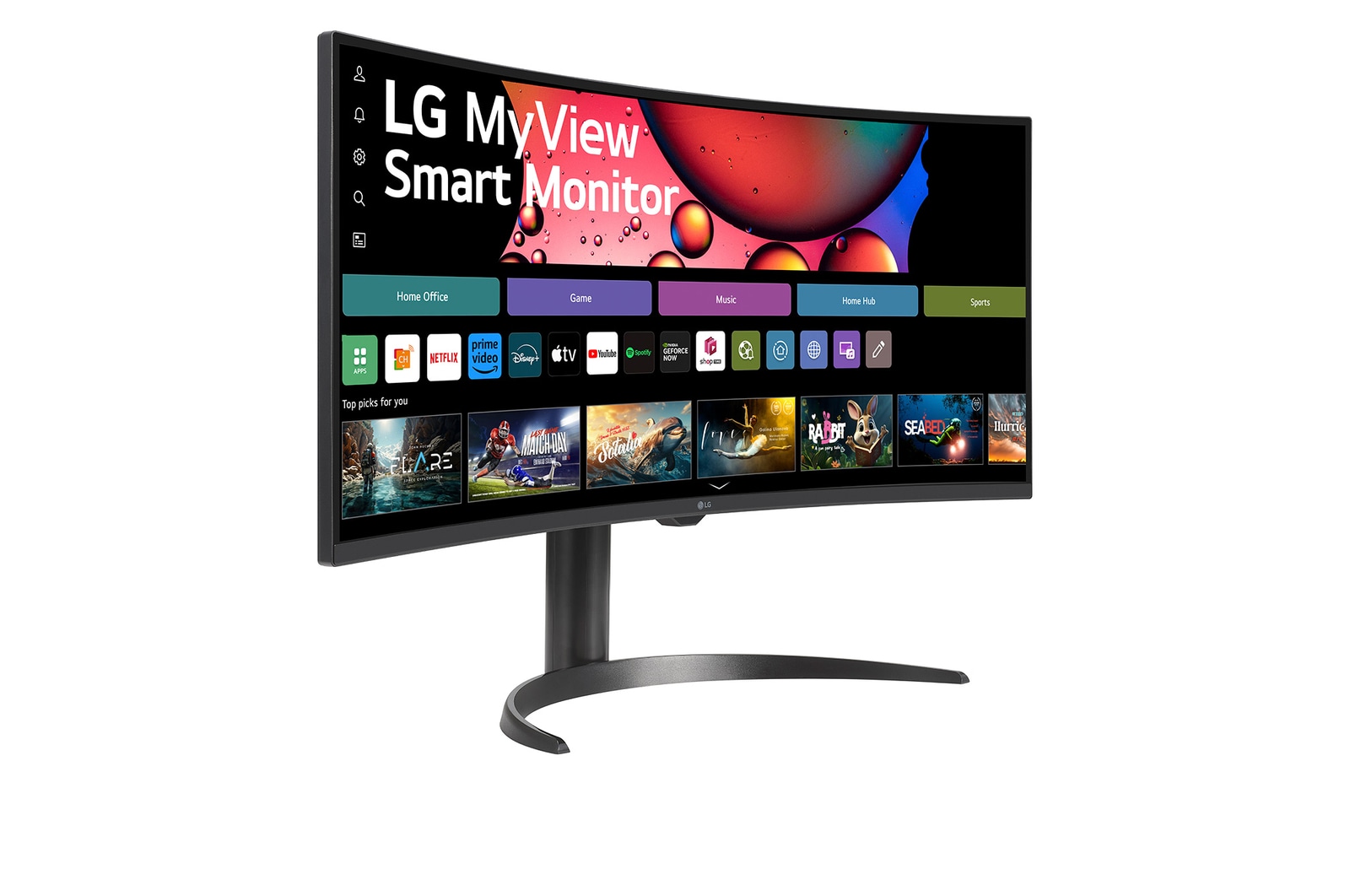 34” Curved WQHD Monitor 34SR65QC-B | LG UK