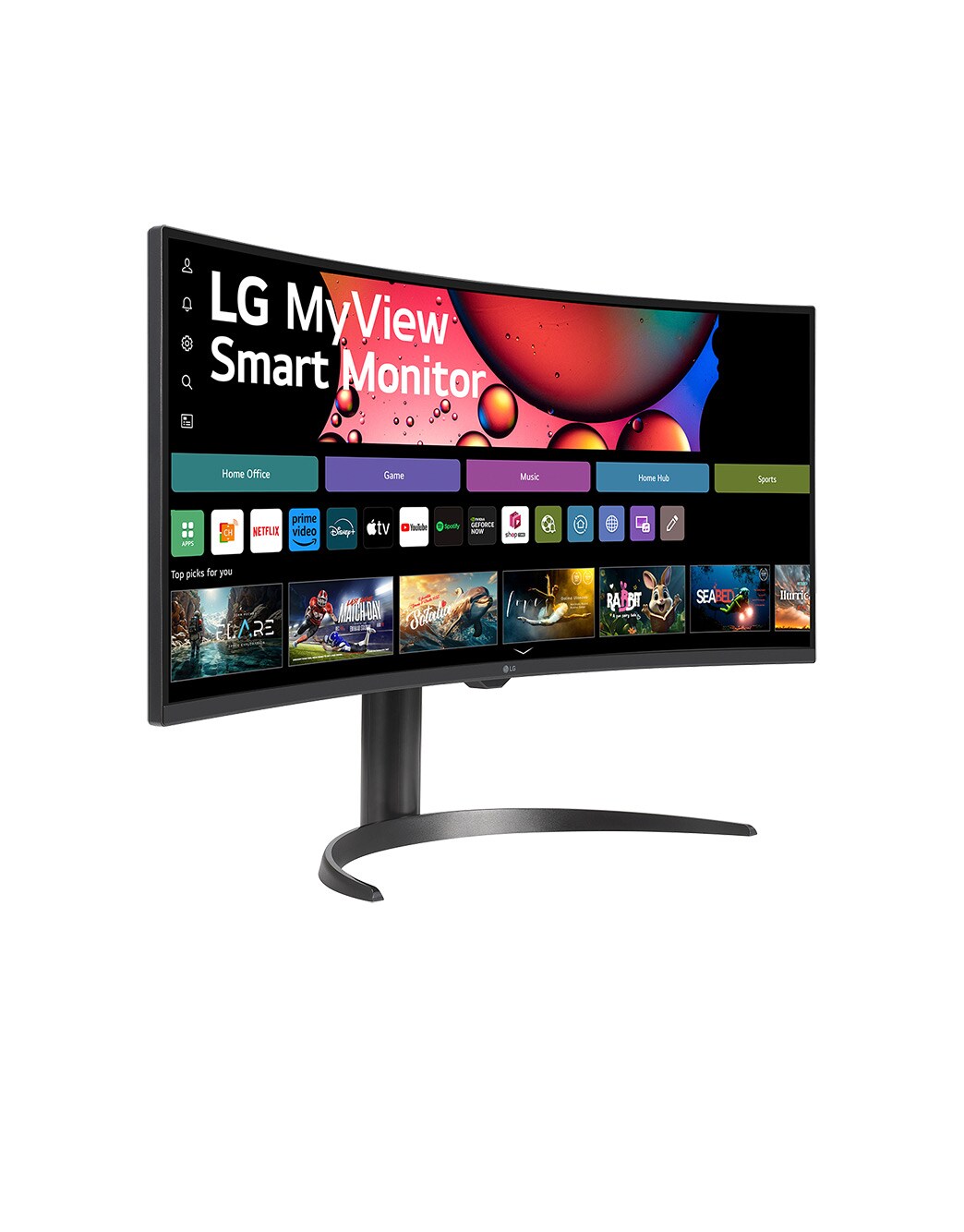 34” Curved WQHD Monitor 34SR65QC-B | LG UK