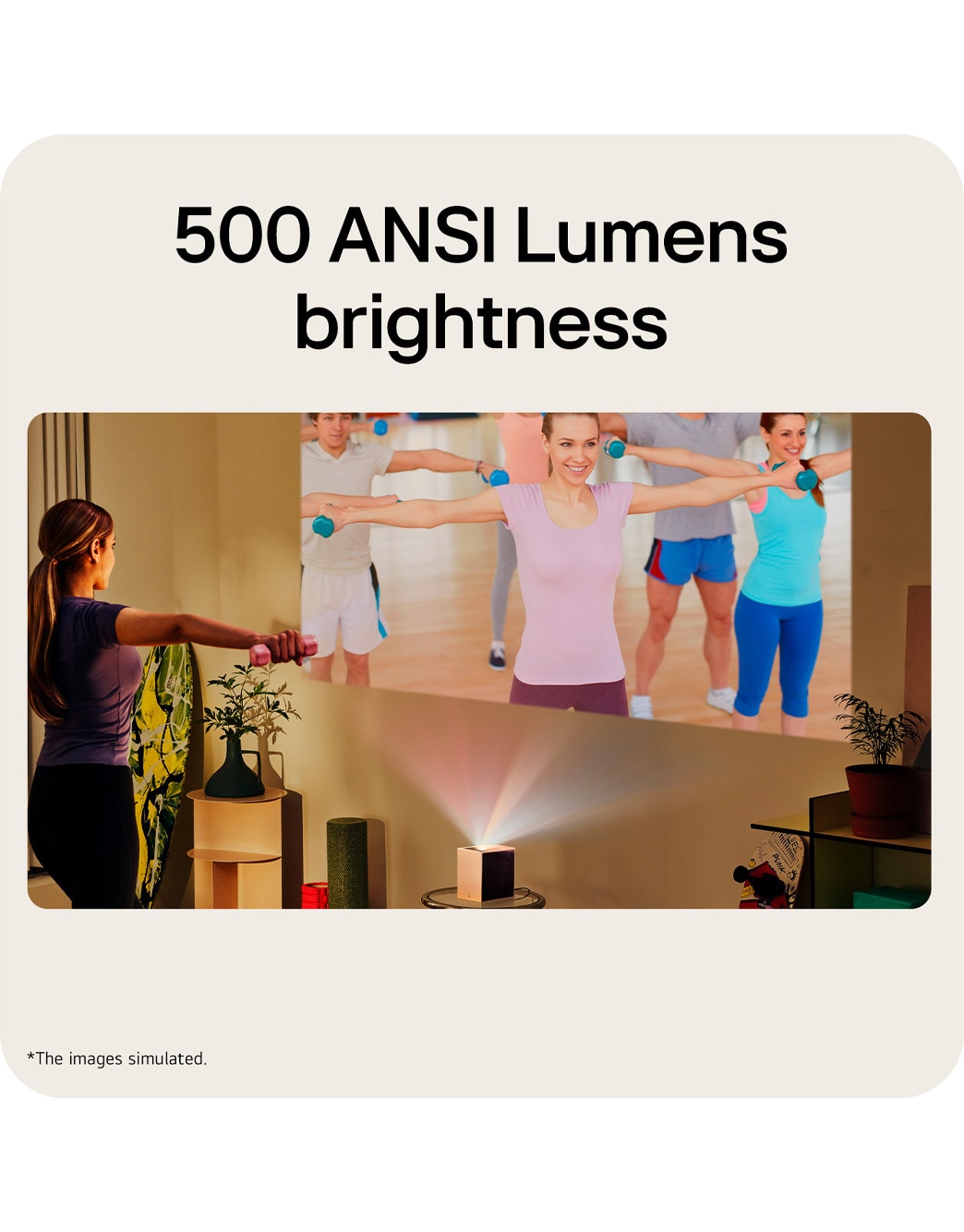 LG CineBeam S 4K Projector & LG xboom Bounce Speaker | LG UK