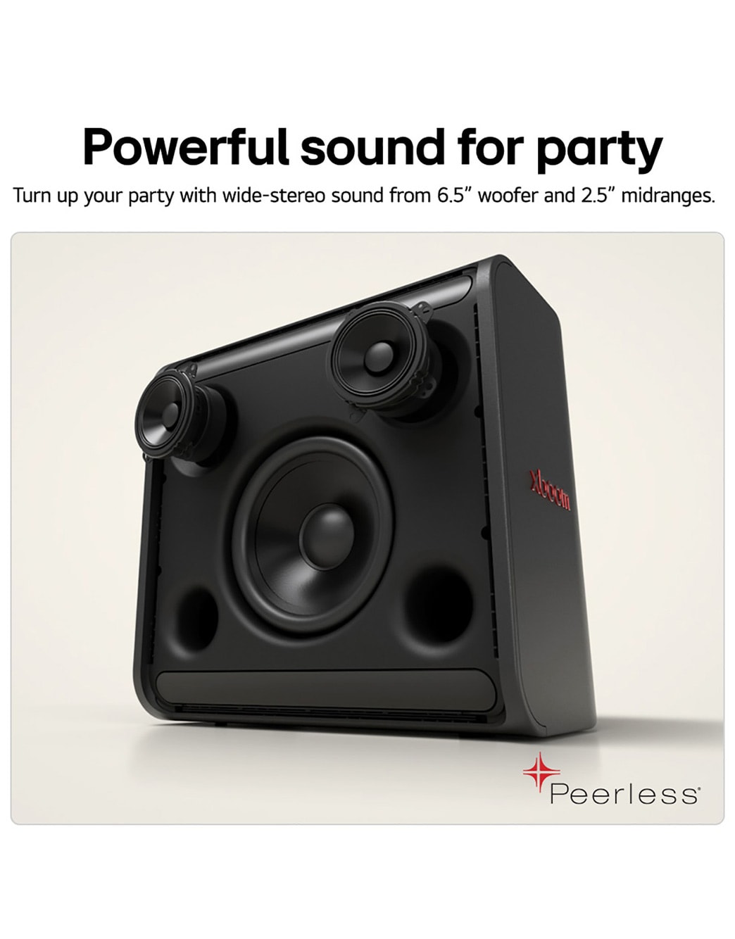 LG xboom Stage 301 by will.i.am | Bluetooth Speaker | xboom Signature ...