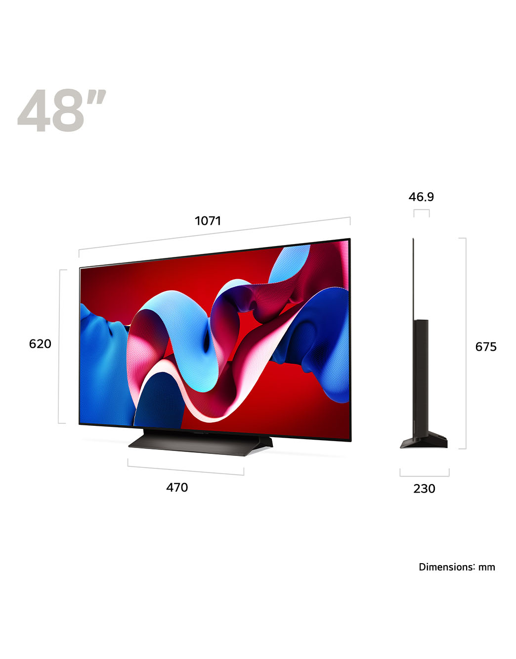 LG C4 OLED 48" & T90S Earbuds | LG UK