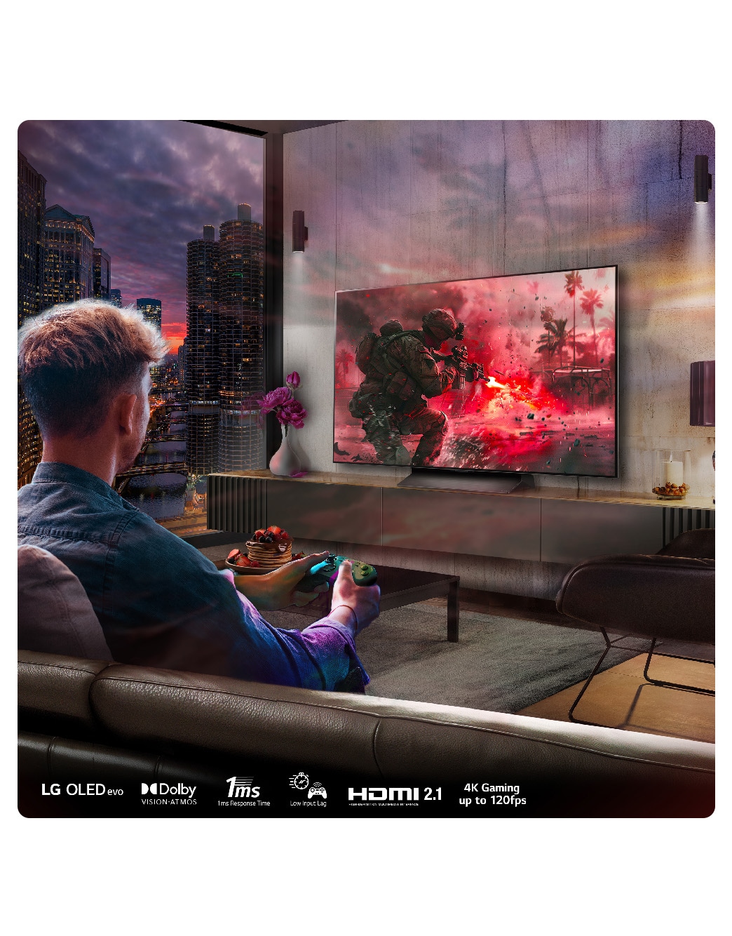 55 inch LG OLED AI C4 4K Smart TV 2024 - OLED55C44LA.AEK | LG UK