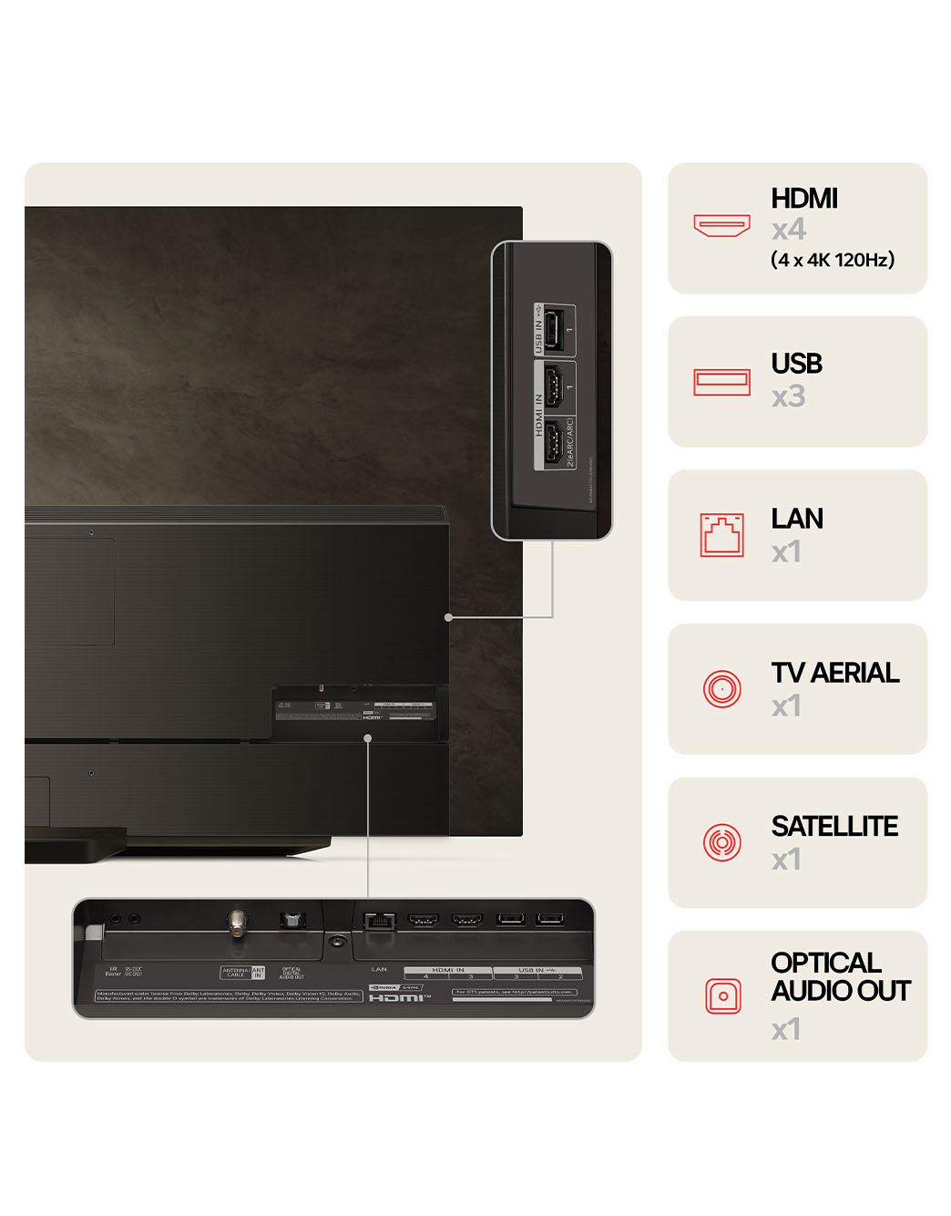 83 inch LG OLED AI C4 4K Smart TV 2024 - OLED83C44LA.AEK | LG UK