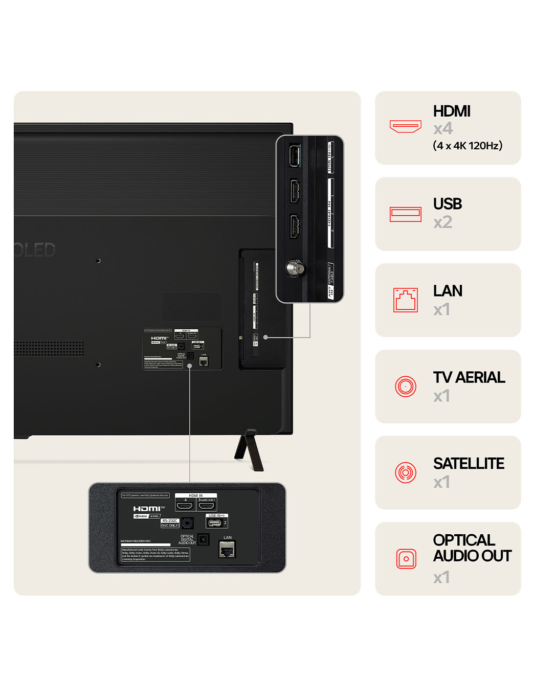 48 inch LG OLED AI B4 4K Smart TV 2024 - OLED48B46LA.AEK | LG UK