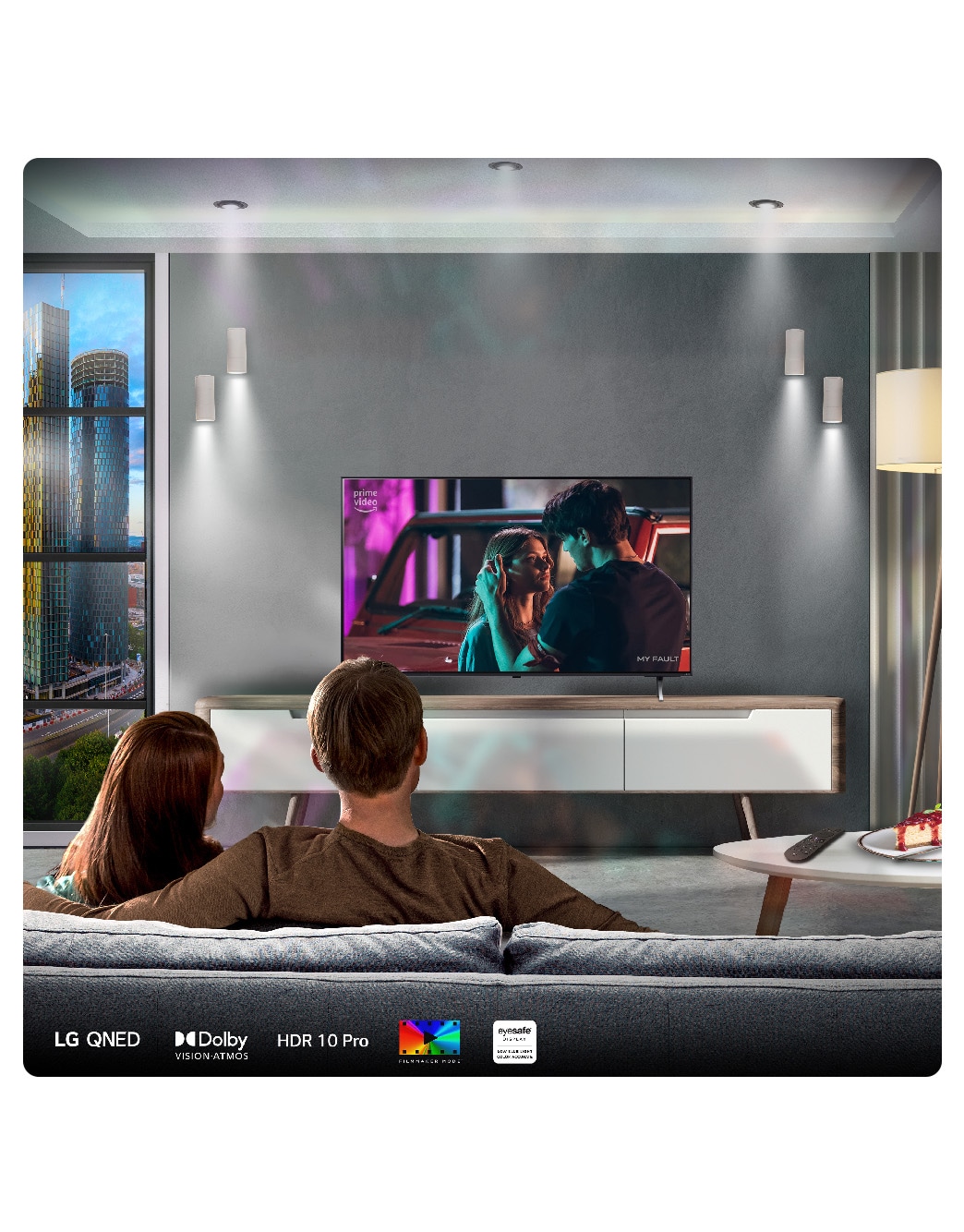 43 inch LG QNED AI QNED80 4K Smart TV 2024 - 43QNED80T6A.AEK | LG UK