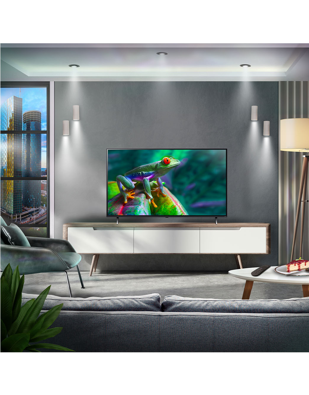 50 inch LG QNED AI QNED80 4K Smart TV 2024 - 50QNED80T6A.AEK | LG UK