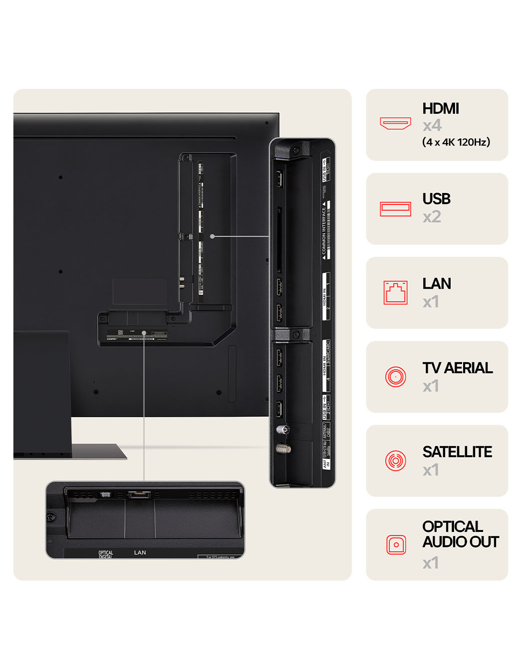 50 inch LG QNED AI QNED86 4K Smart TV 2024 - 50QNED86T6A.AEK | LG UK