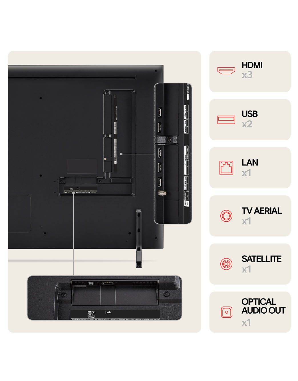 55 inch LG QNED AI QNED80 4K Smart TV 2024 - 55QNED80T6A.AEK | LG UK