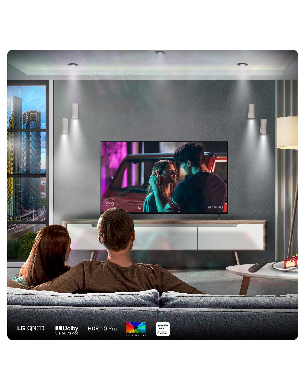 55 inch LG QNED AI QNED80 4K Smart TV 2024 - 55QNED80T6A.AEK | LG UK