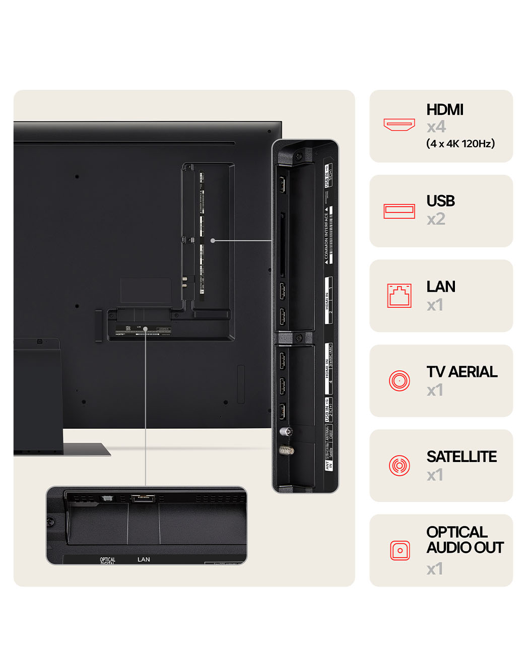 55 inch LG QNED86 4K TV & US70TR Soundbar | LG UK