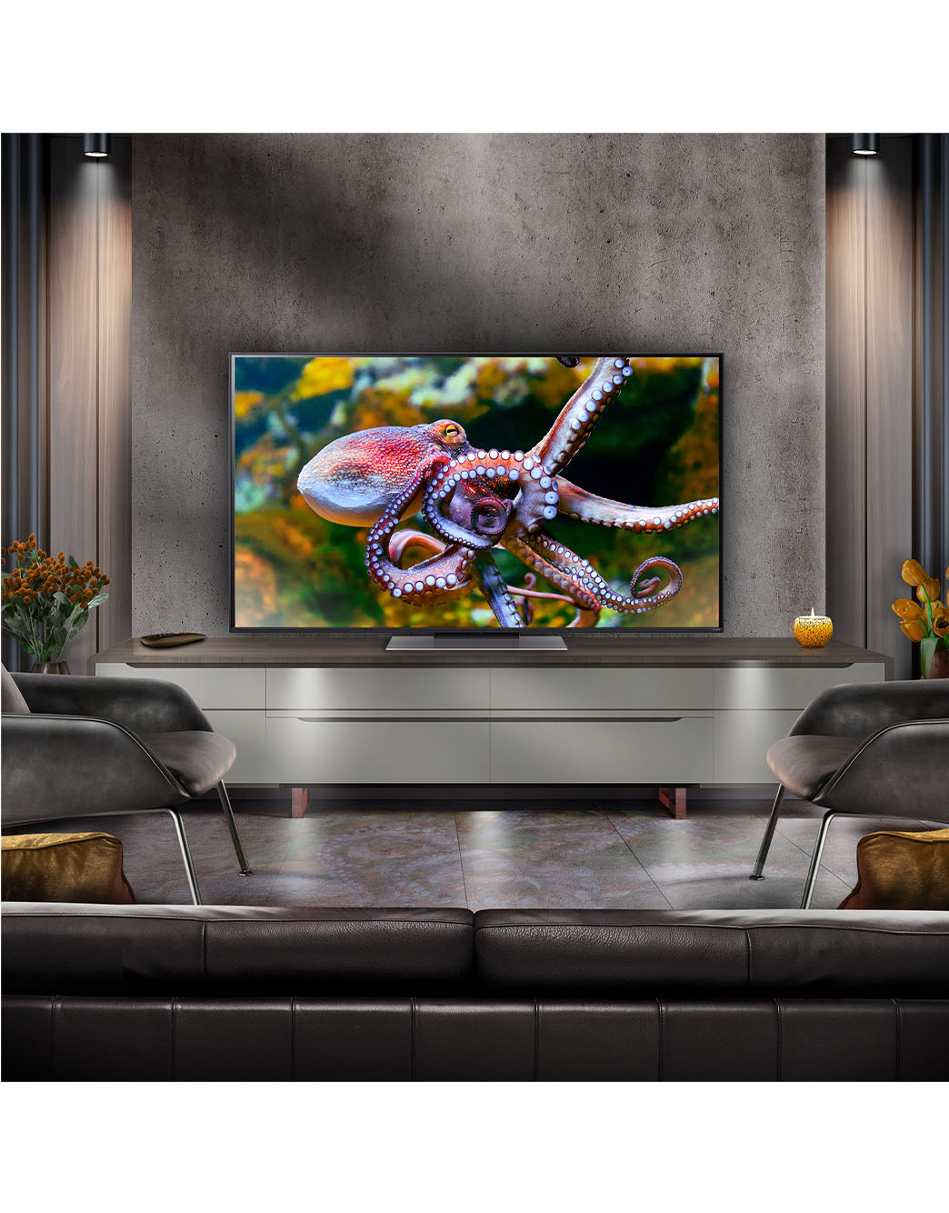 55 inch LG QNED86 4K TV & US70TR Soundbar | LG UK