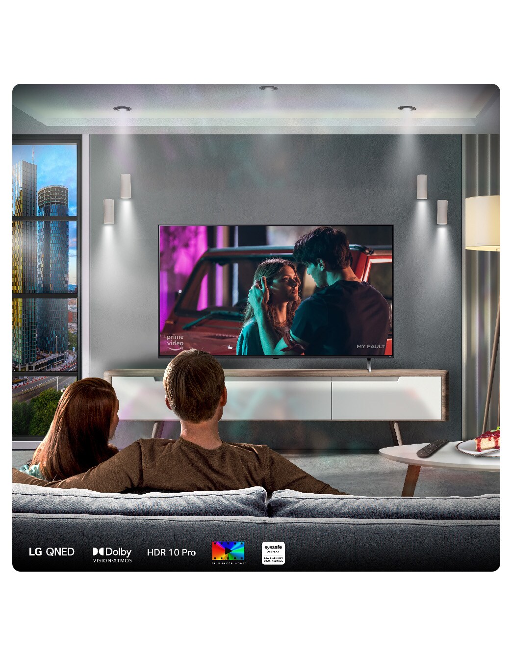 65 inch LG QNED AI QNED80 4K Smart TV 2024 - 65QNED80T6A.AEK | LG UK