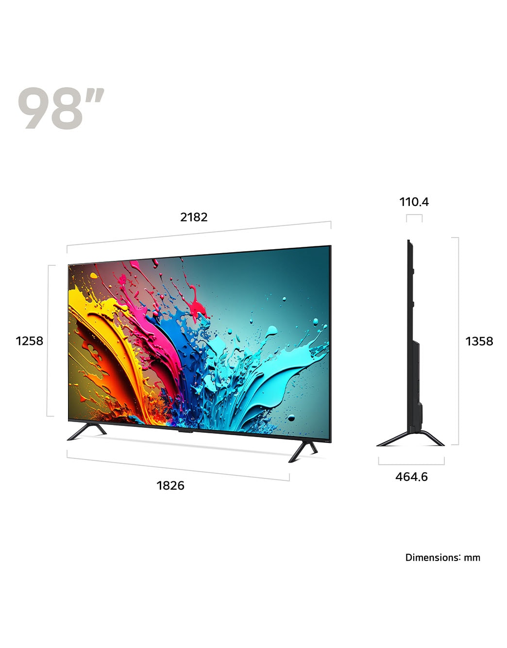 98 inch LG QNED AI QNED89 4K Smart TV 2024 | LG UK