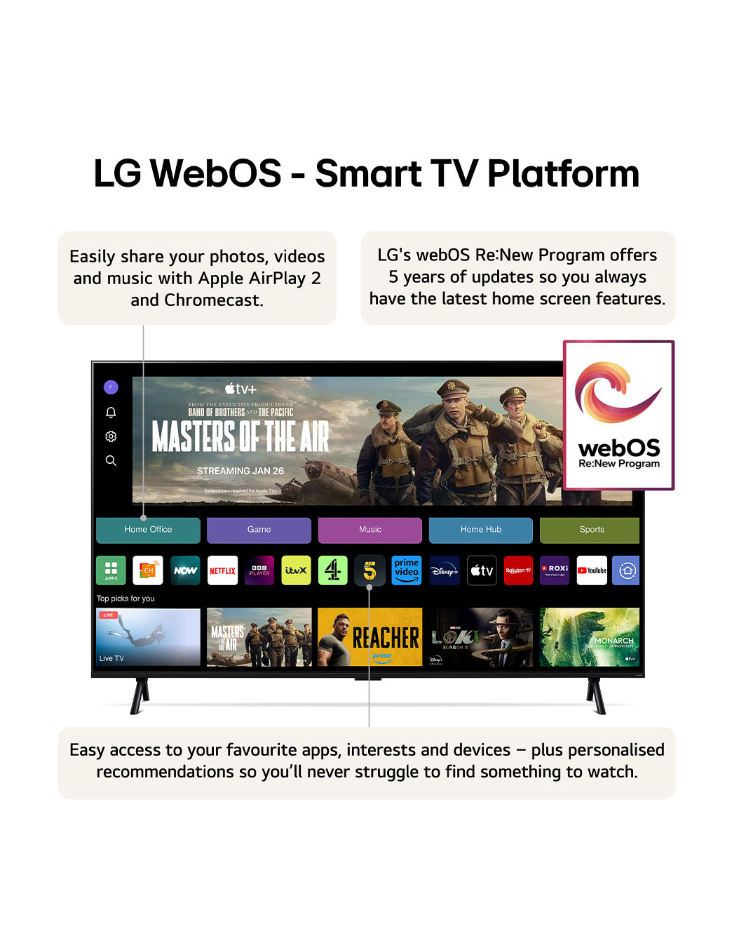 98 inch LG QNED AI QNED89 4K Smart TV 2024 | LG UK