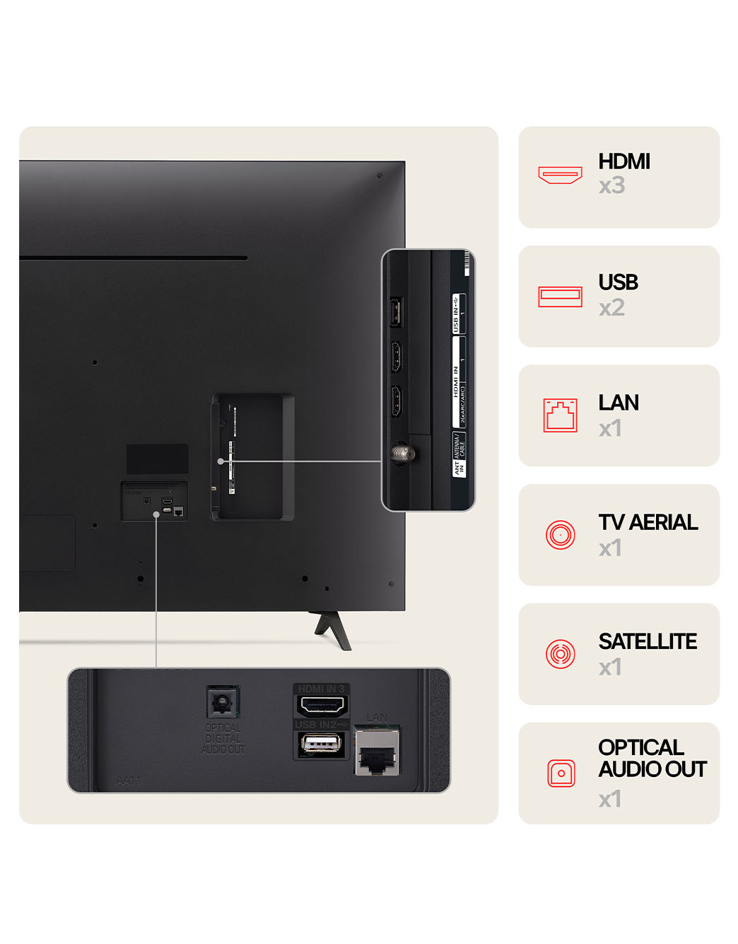 50 inch LG UT80 4K Smart TV 50UT80006LA | LG UK