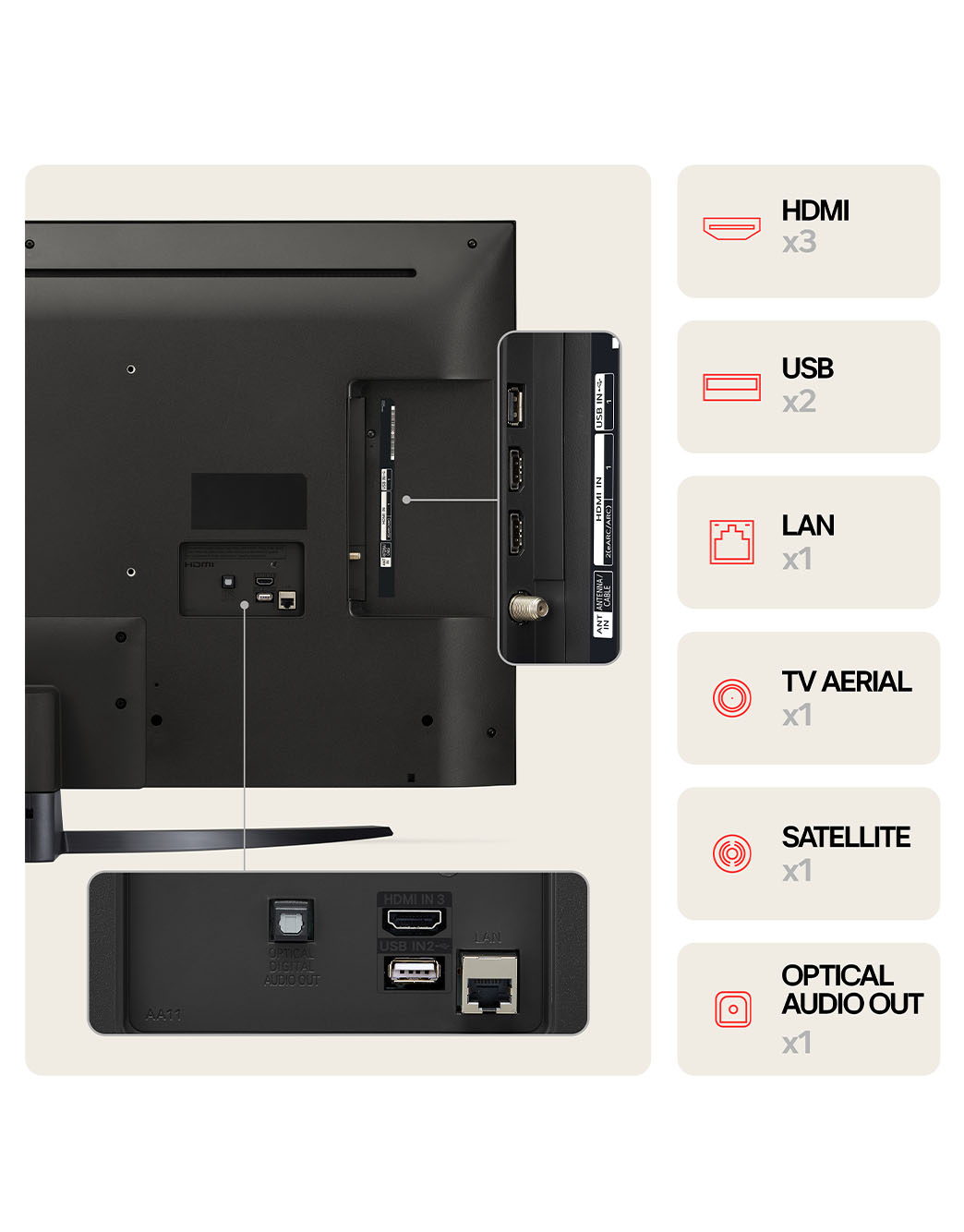 43 inch LG UT81 4K Smart TV 43UT81006LA | LG UK