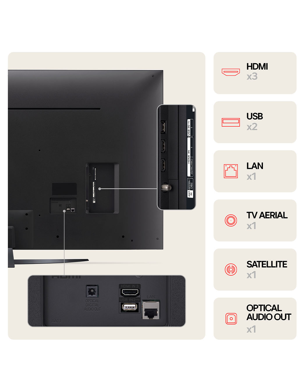 55 inch LG UT81 4K Smart TV 55UT81006LA | LG UK