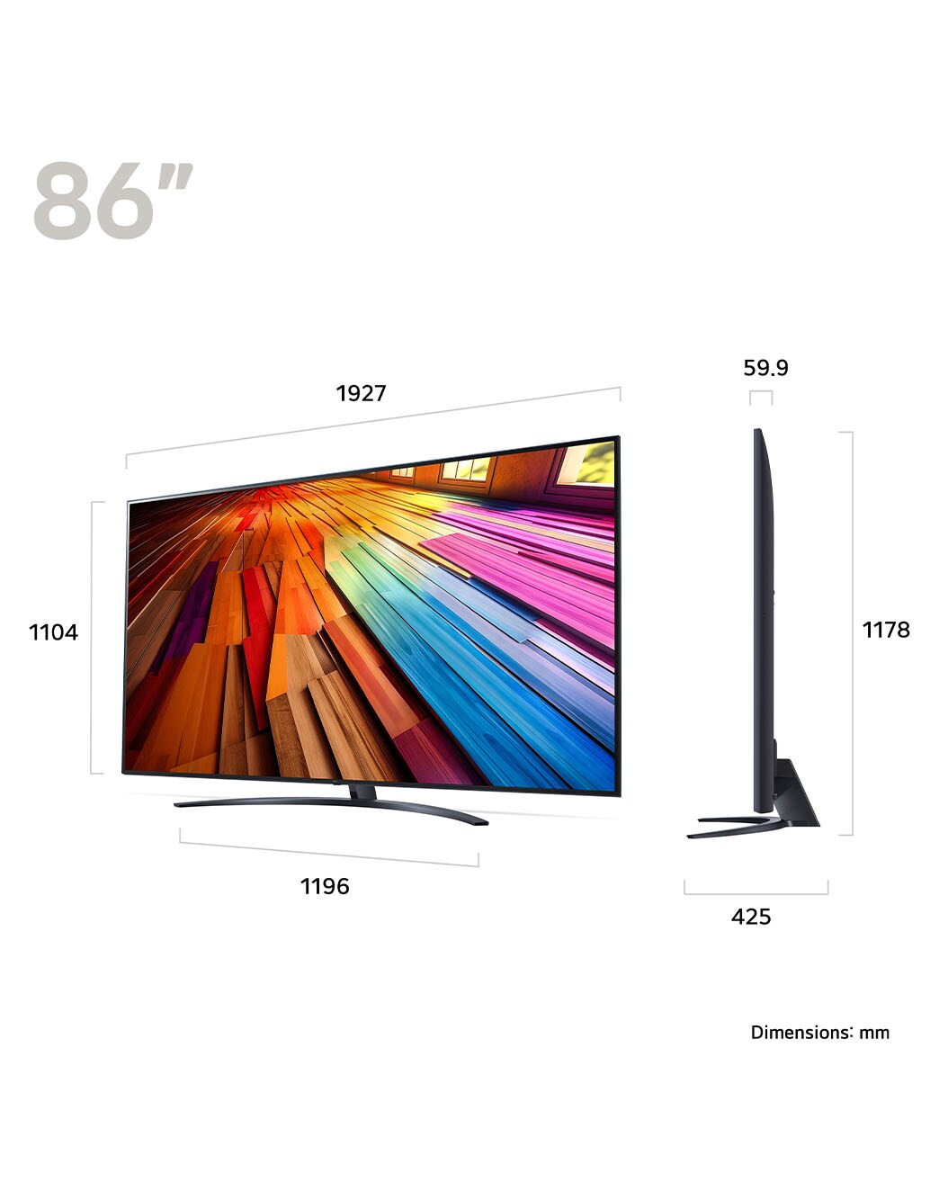 86 inch LG UT81 4K Smart TV 86UT81006LA | LG UK