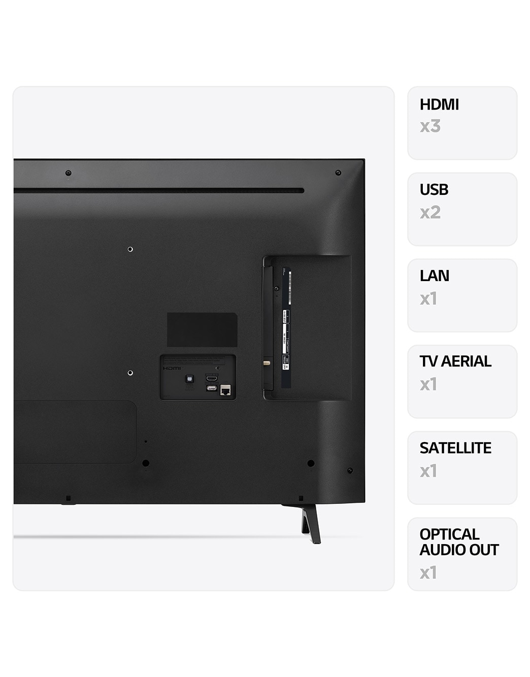 LG UR80 43" 4K Smart UHD TV 2023 - 43UR80006LJ | LG UK