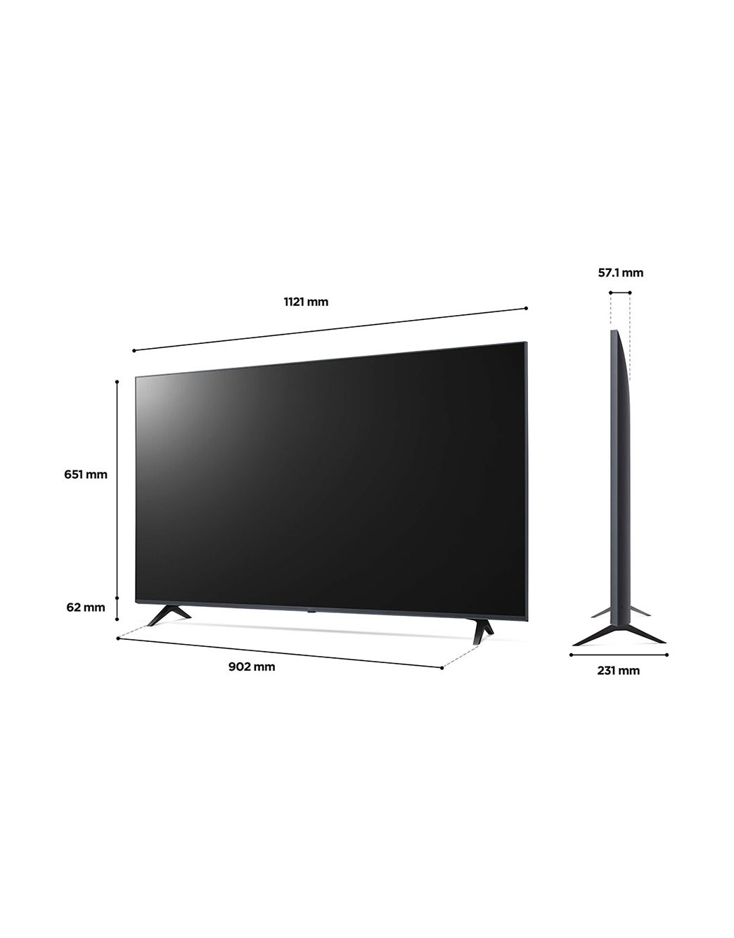 LG LED UQ80 50" 4K Smart TV - 50UQ80006LB | LG UK