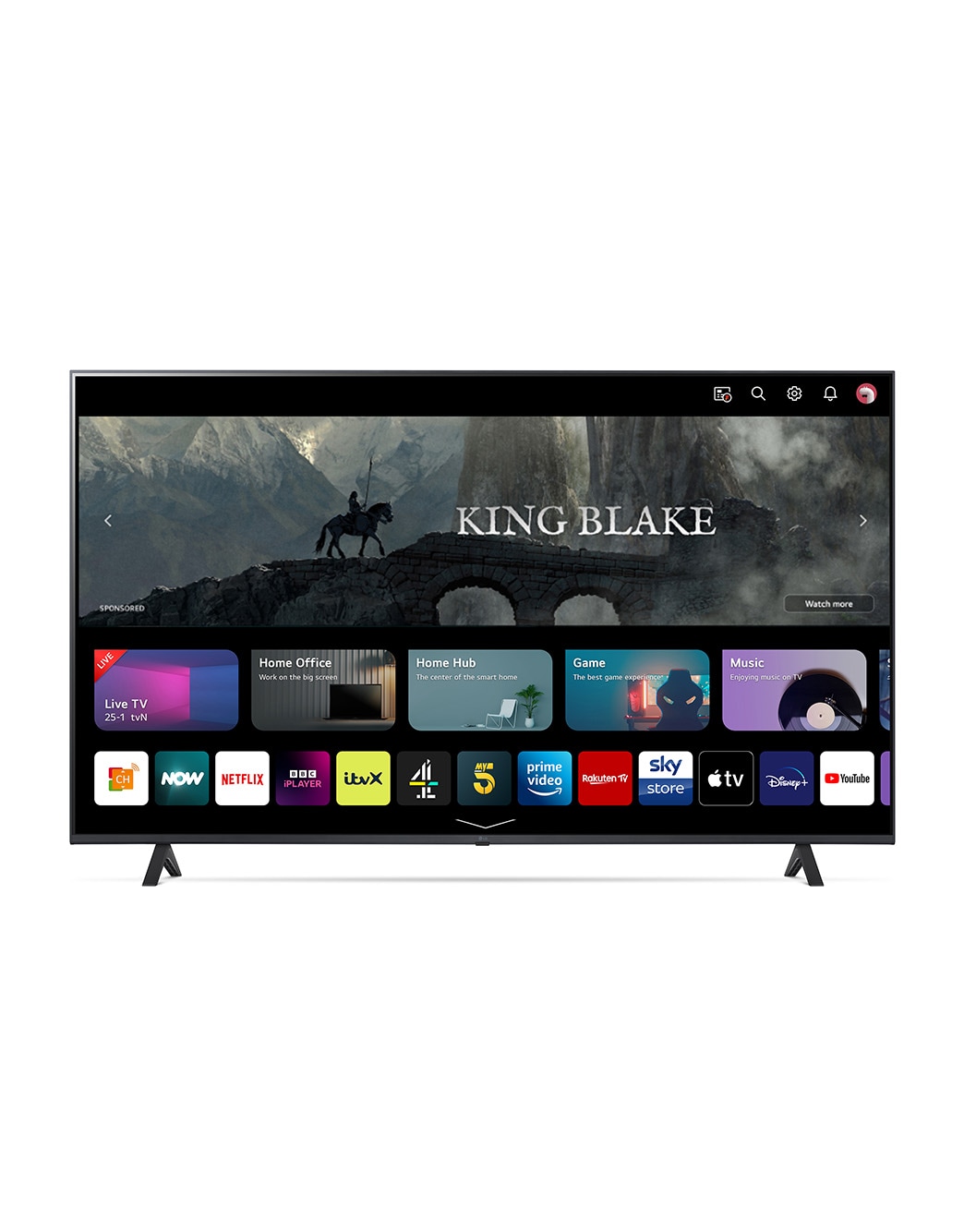 LG UR78 50" 4K Smart UHD TV 2023 - 50UR78006LK | LG UK