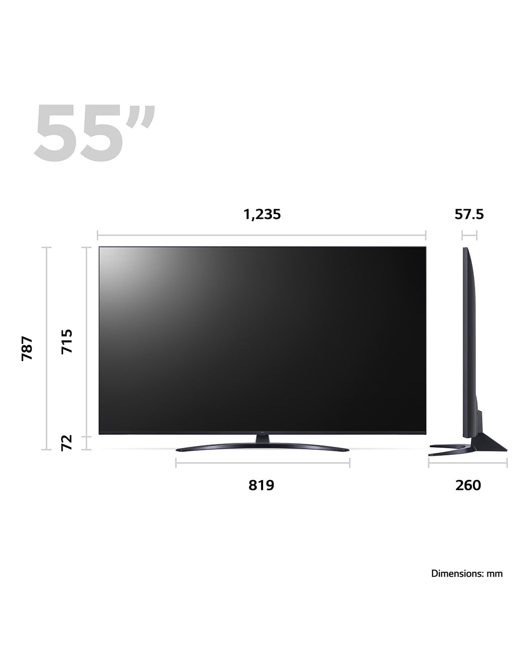 LG UR81 55" 4K Smart UHD TV 2023 - 55UR81006LJ | LG UK