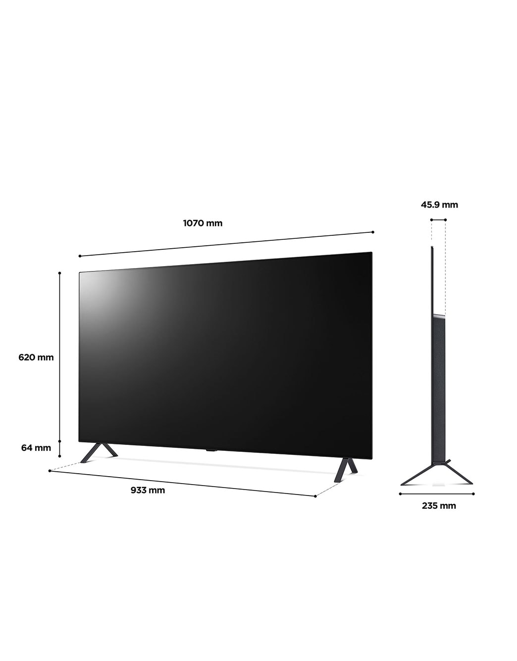 LG OLED A2 48" 4K Smart TV | OLED48A26LA | LG UK