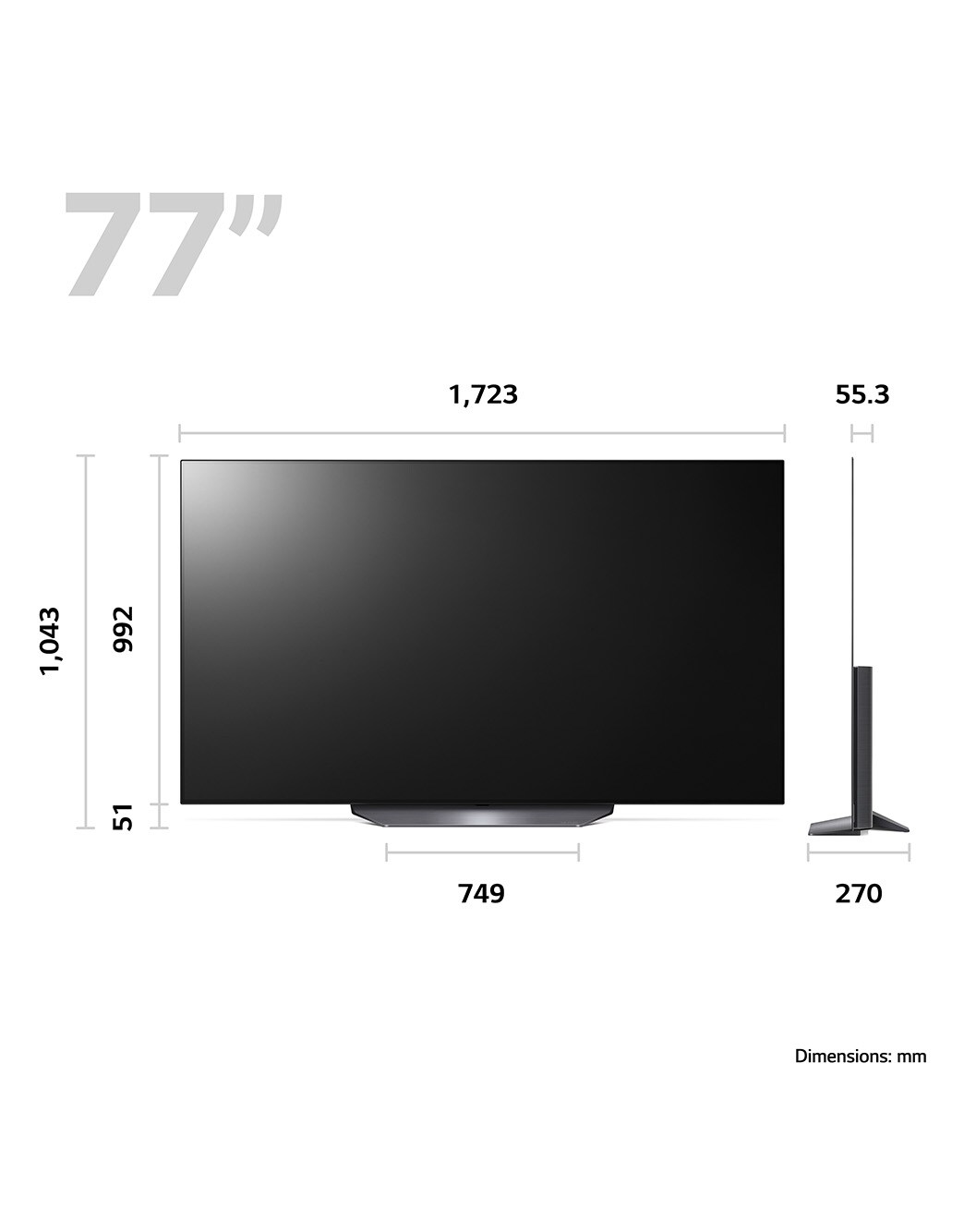 LG OLED B3 77 inch 4K Smart TV 2023 - OLED77B36LA | LG UK