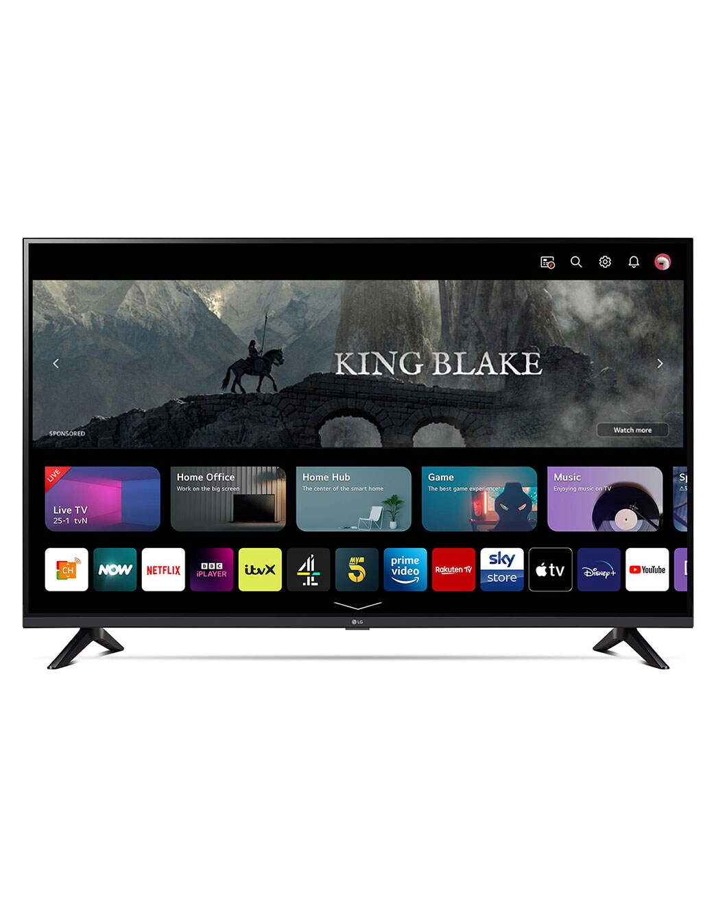 LG UR73 55 inch 4K Smart UHD TV 2023 - 55UR73006LA | LG UK