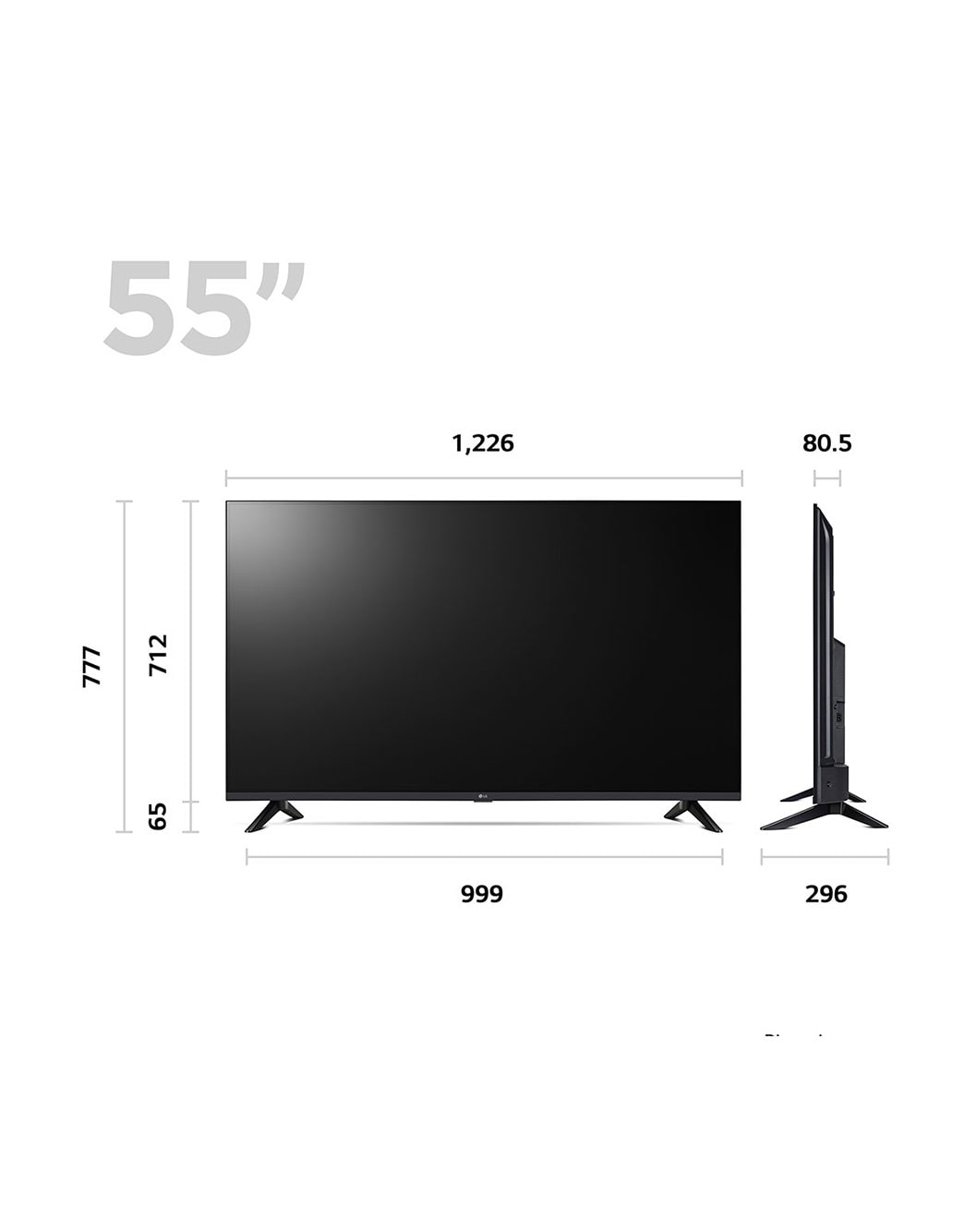 LG UR73 55 inch 4K Smart UHD TV 2023 - 55UR73006LA | LG UK