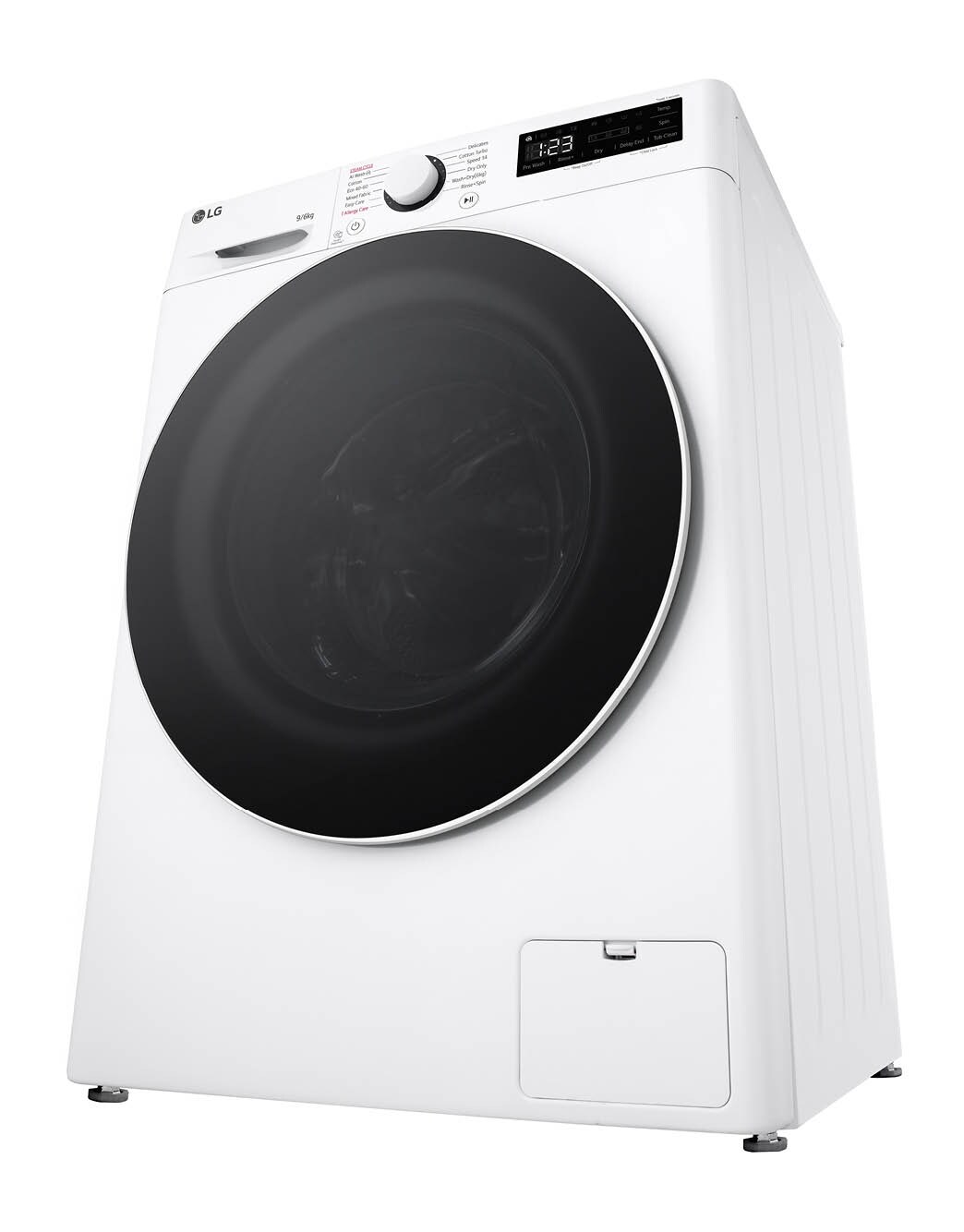 9kg / 6kg Steam™ Washer Dryer, White | LG UK